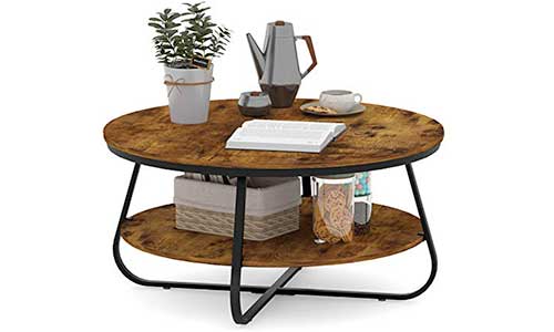 Small Round Coffee Table for Tight Spaces & Smaller Rooms - Style ...